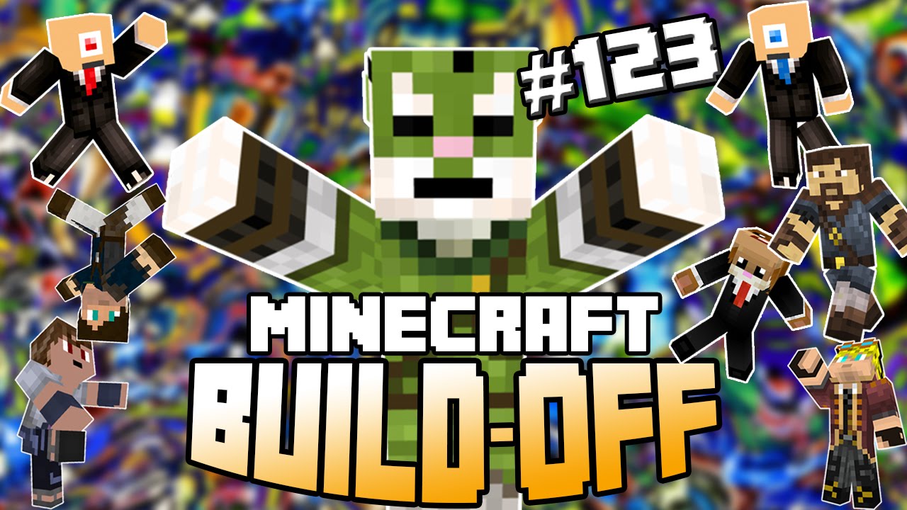 Minecraft Build Off #123 - XL CHAOS CREEREN! - YouTube