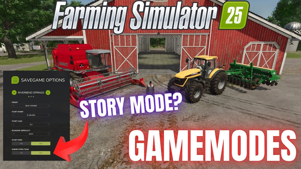 GAME MODES GUIDE - Farming Simulator 25 - YouTube