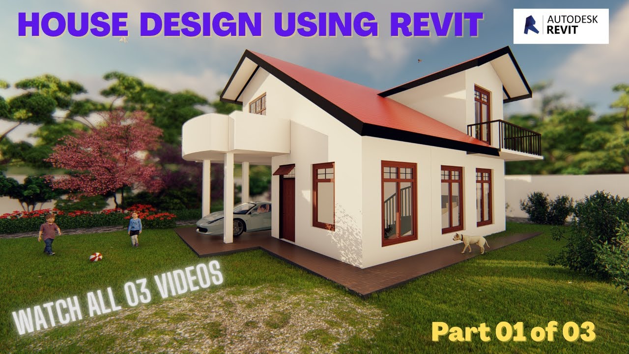 Two Storey House Design By Revit Part 01 of 03 | Civil Engineering ...