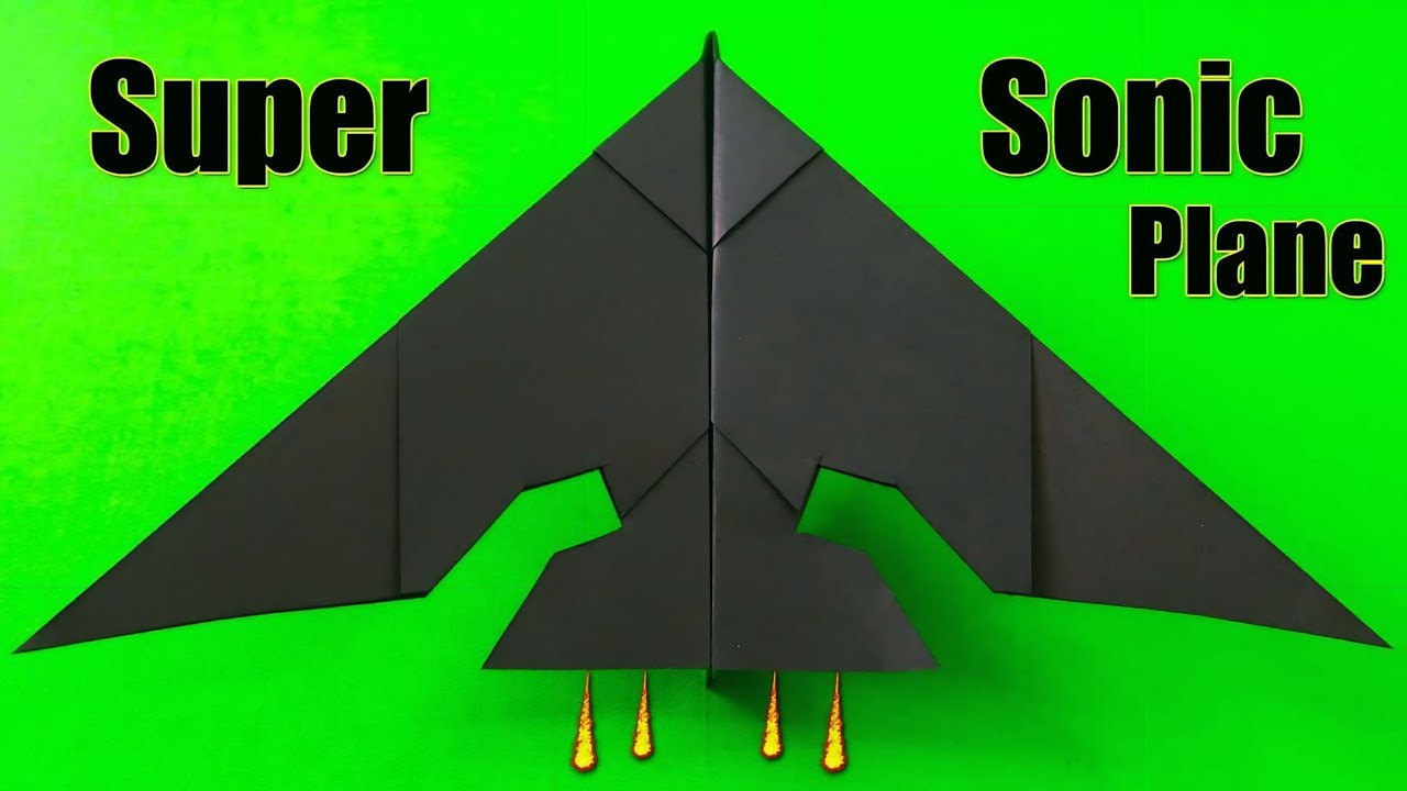 Easy PAPER PLANE that FLY FAR || BEST Paper Airplanes || Planes ...