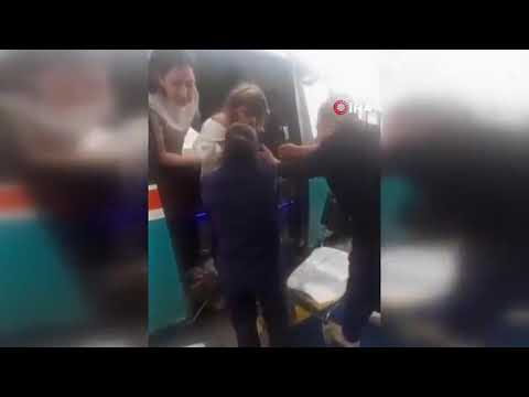 Hastaneye yetişemeyen kadın dolmuşta doğurdu!