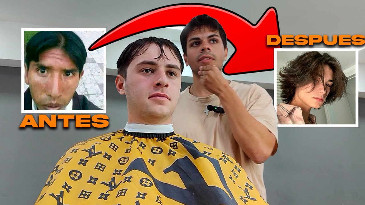 Primer corte de cabello / Corte CLASICO solo usando tijera / De 0 a ...