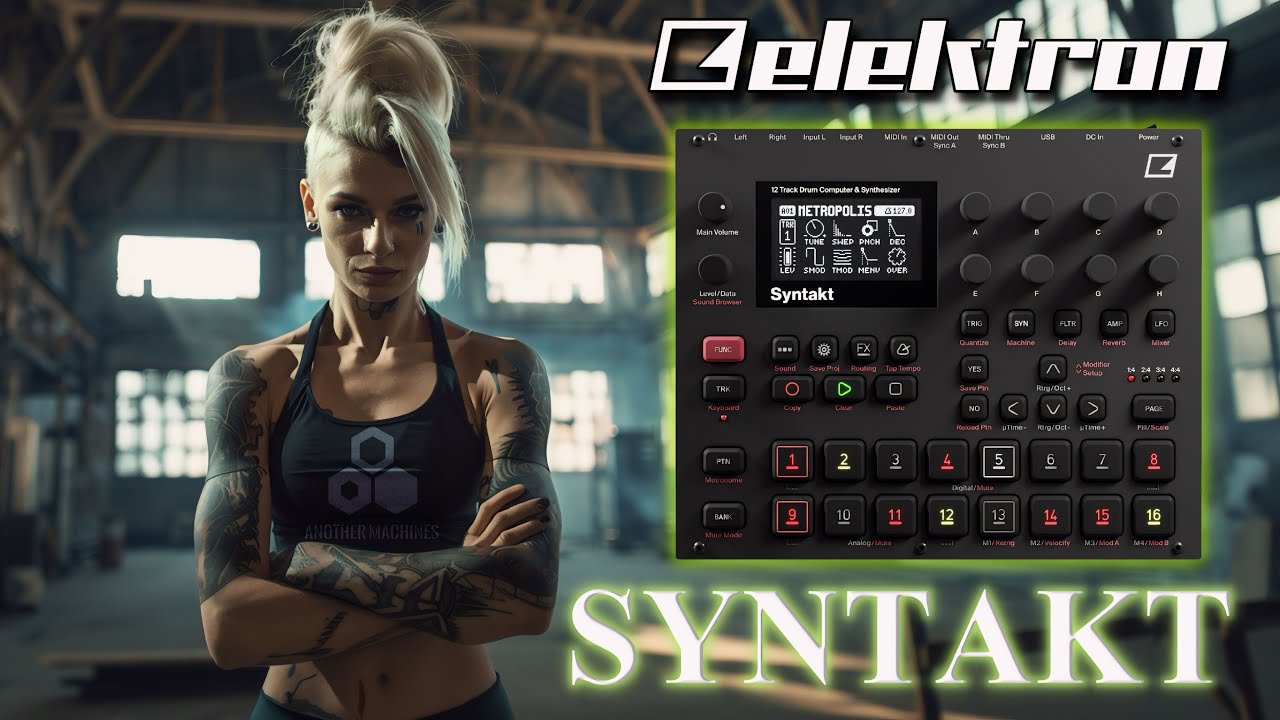 🚀🥁 Ultimate Techno Patterns: ELEKTRON SYNTAKT - TECHNO Project #12 🎧🎶 ...