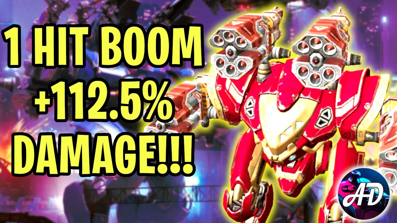 VORTEX SPECTRE With OVERDRIVE UNIT ONE HIT BOOM! | War Robots MK2 ...