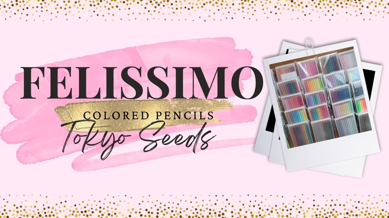 Felissimo Tokyo Seeds | Colored Pencils Overview | Adult Coloring ...