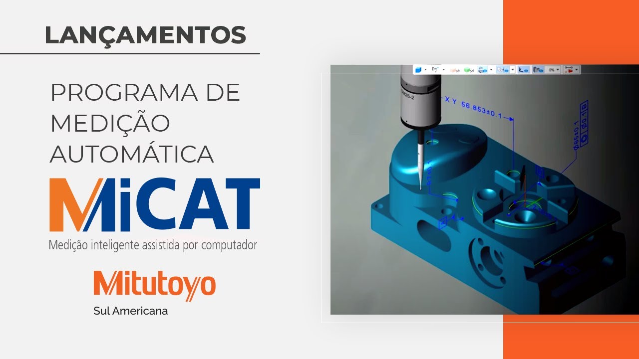 Mitutoyo: Programa de Medição Automática – Software MiCAT Planner - YouTube