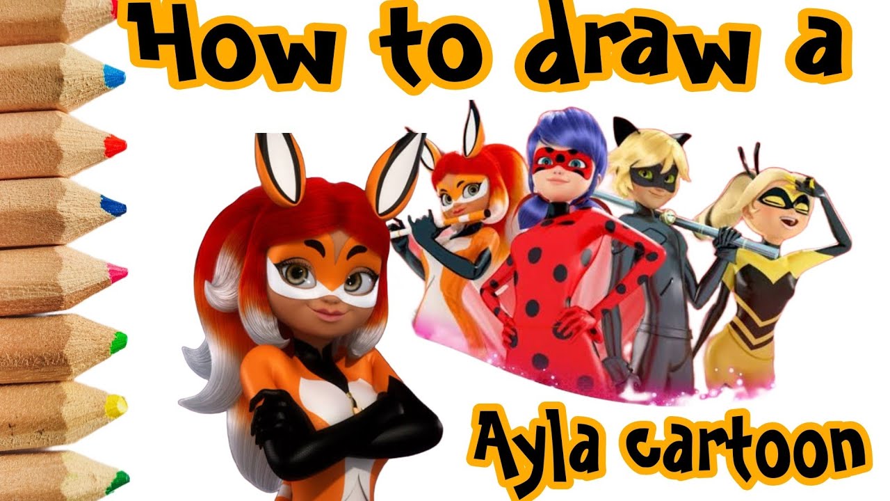 How to draw Alya cesaire from miraculous lady bug #ladybug - YouTube