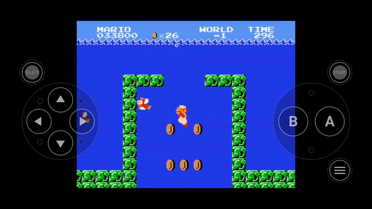 Super Mario Bros (NES) Minus World Glitch - YouTube