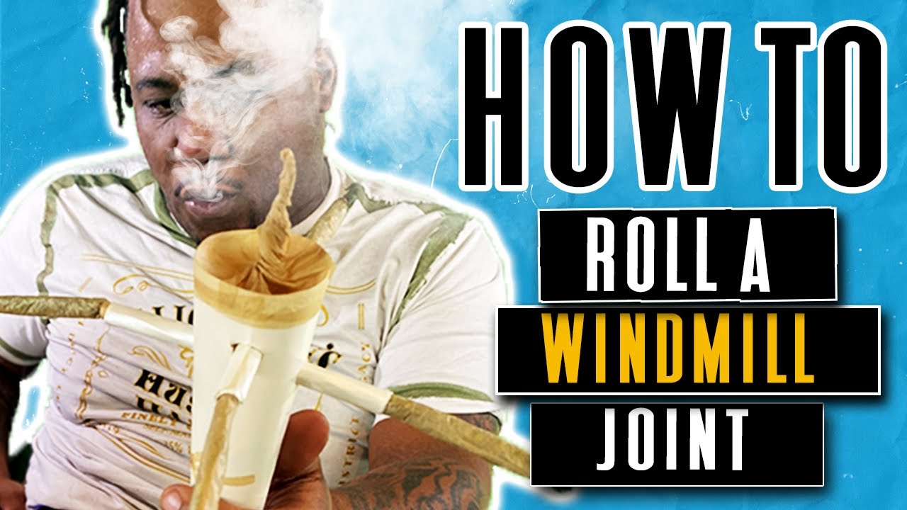 How to roll a windmill joint | Weed Tasting with Keemy501 - YouTube