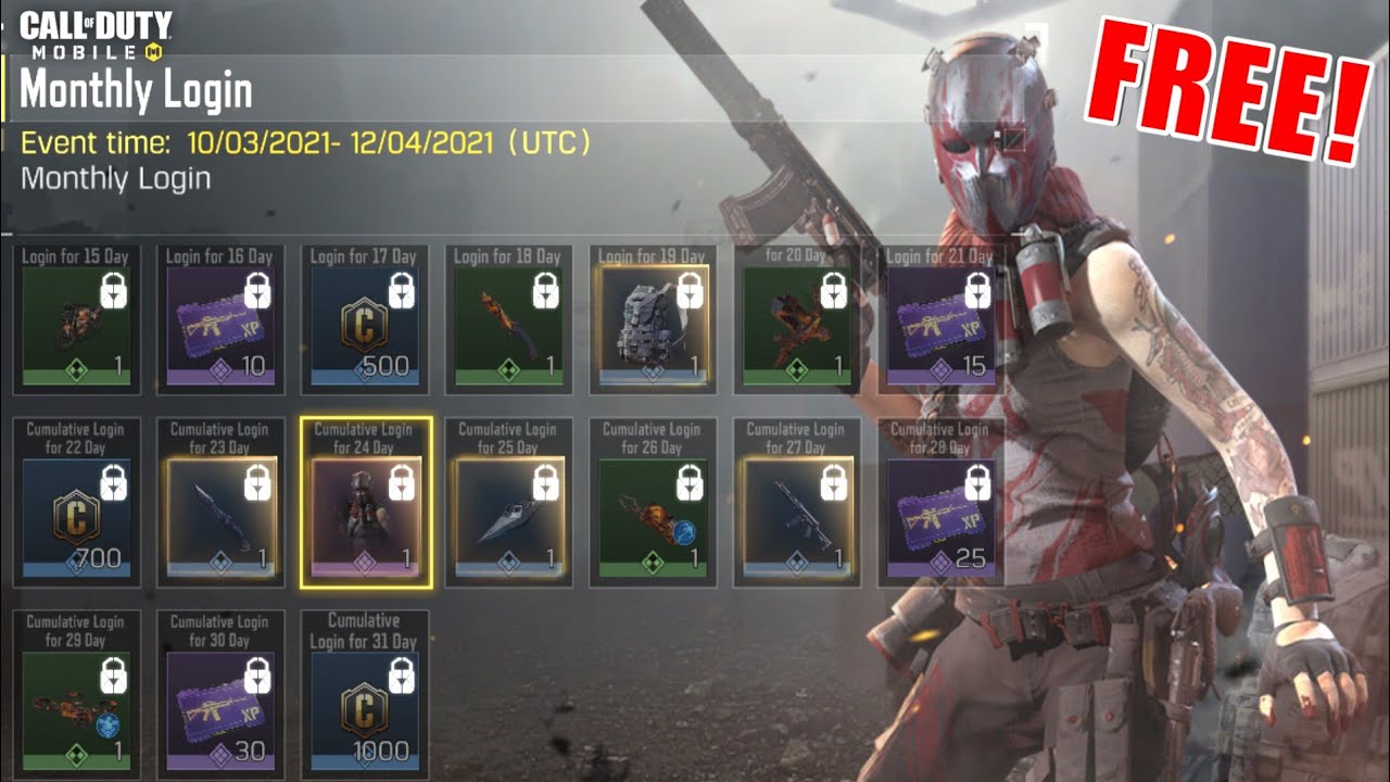 *FREE* ALL MONTHLY LOGIN REWARDS with Death Angel Alice - Vicious | COD ...
