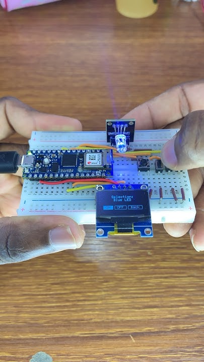 RGB LED control with Arduino Using OLED Display #shorts - YouTube