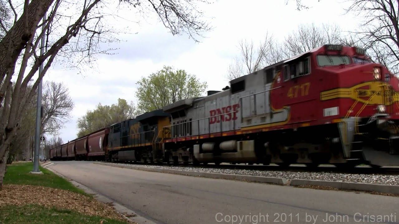 HiDef: BNSF 4717 South - Warbonnets, RS5Ts, CSX, and Shave and a ...