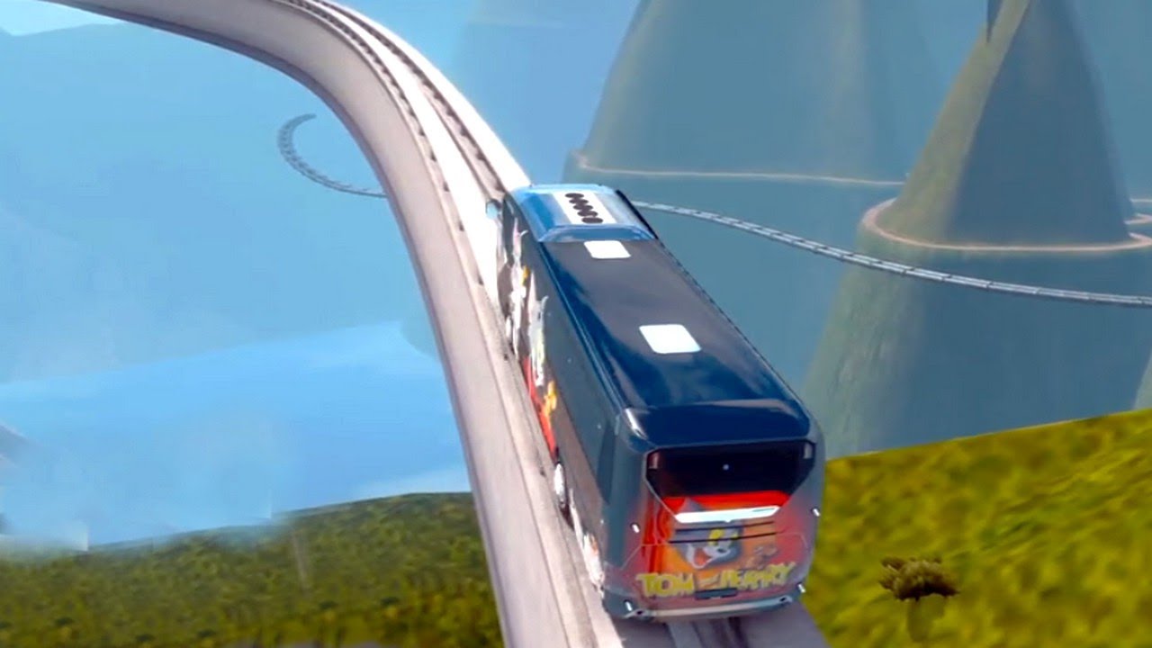 Tom Jerry Bus Drive At Most Dangerouse Roads - YouTube