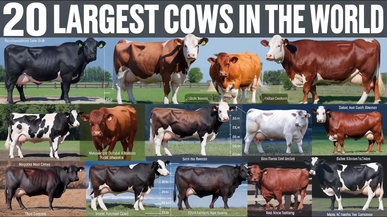 Meet the Most MASSIVE Cows You've Ever Seen PART 2 - YouTube