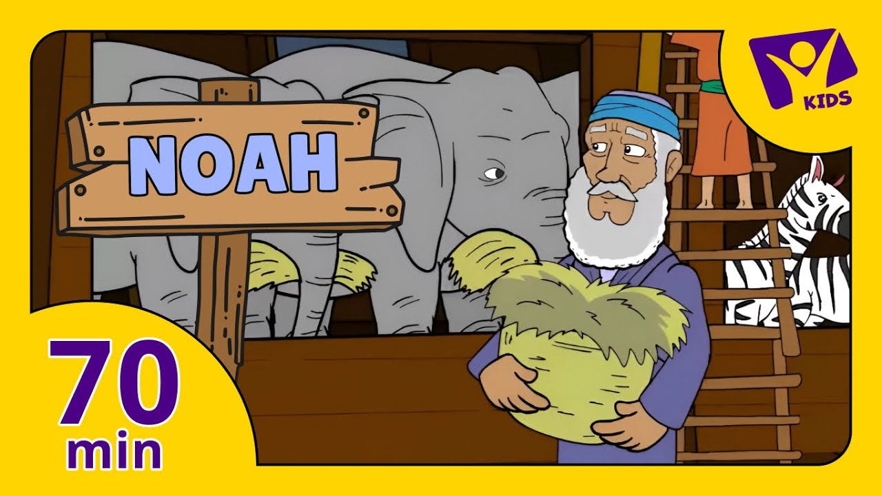 Story about Noah (PLUS 15 More Cartoon Bible Stories for Kids) - YouTube