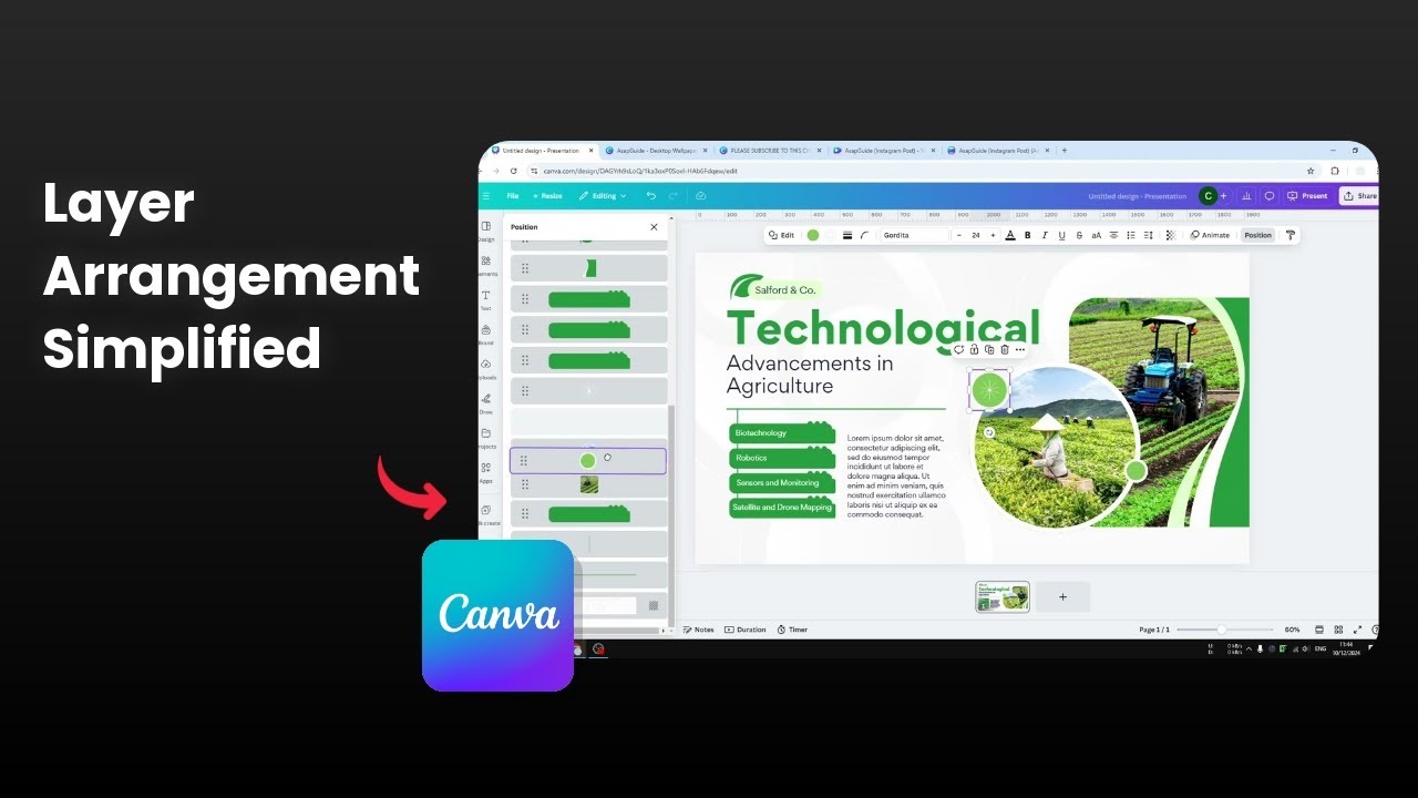 How to Arrange Layers in Canva with Drag and Drop - YouTube