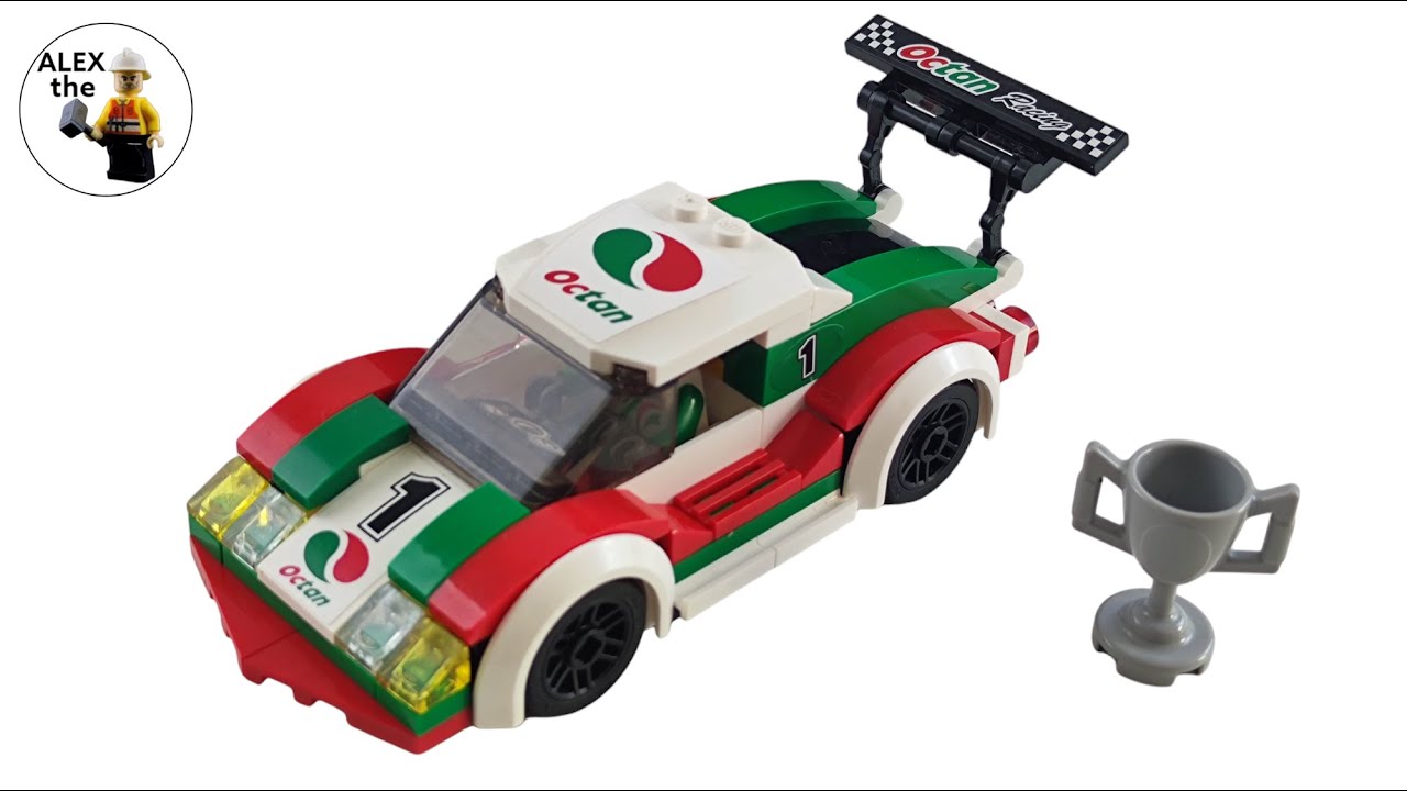 LEGO CITY 60053 speed build and play – Race Car - YouTube