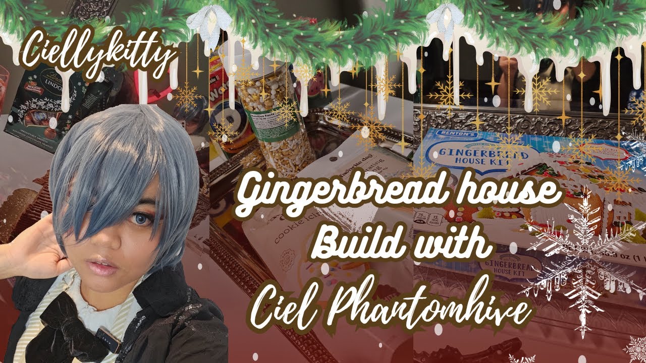 Gingerbread House build with Ciel Phantomhive ️ - YouTube