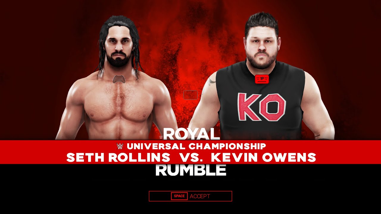 WWE 2K19 PC Gameplay - Seth Rollins vs Kevin Owens - WWE Universal ...