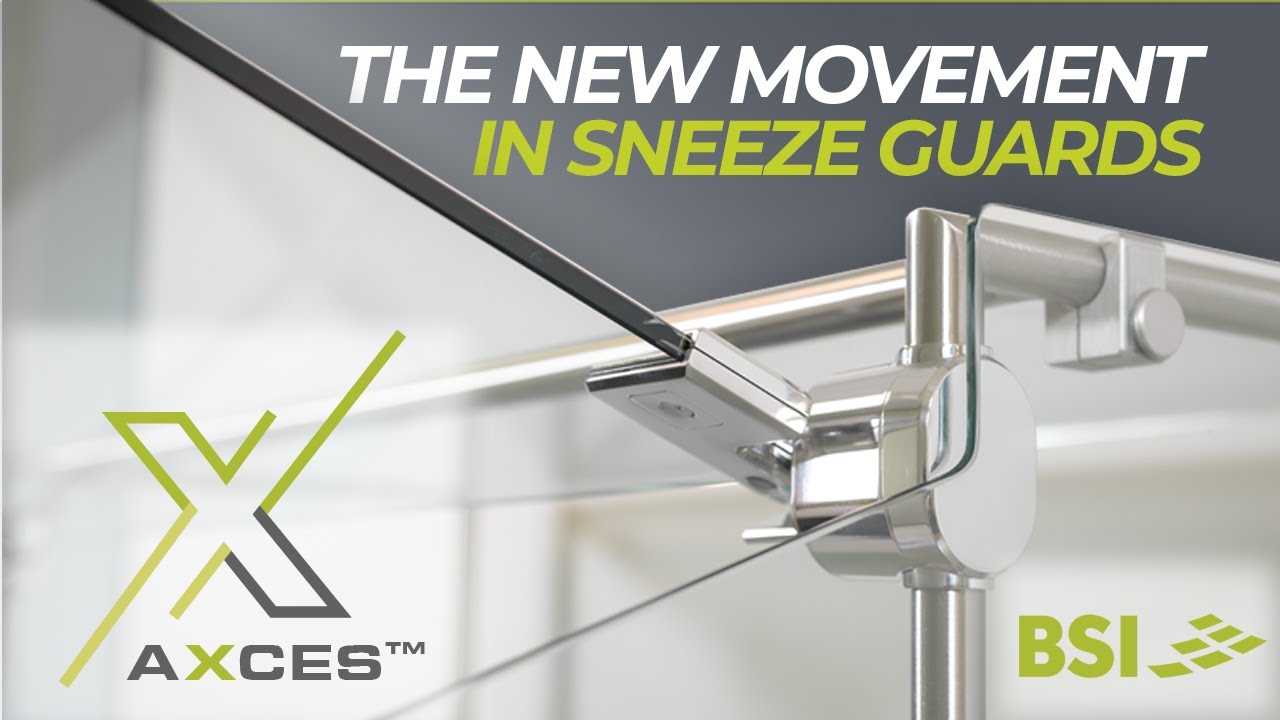 The New Movement in Sneeze Guards Has Arrived — Axces™ Pivot-Action ...