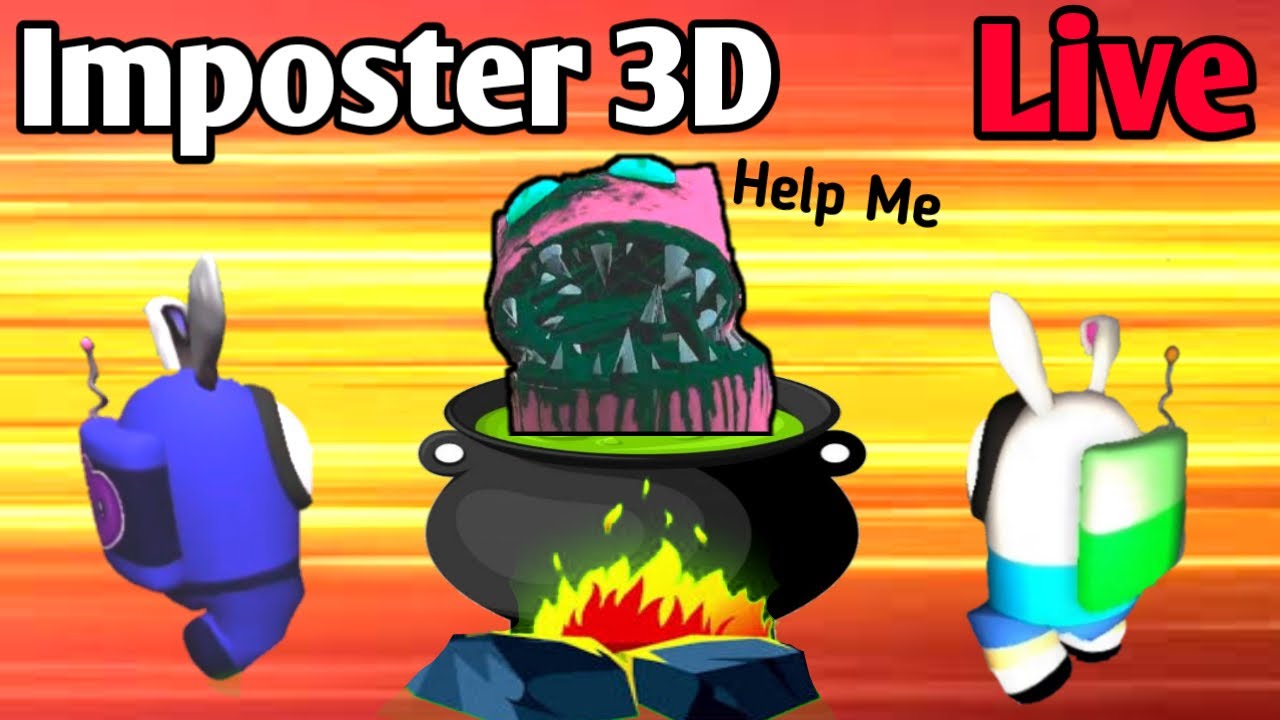 Playing With 20 Players Server With Randoms |Imposter 3D Live - YouTube