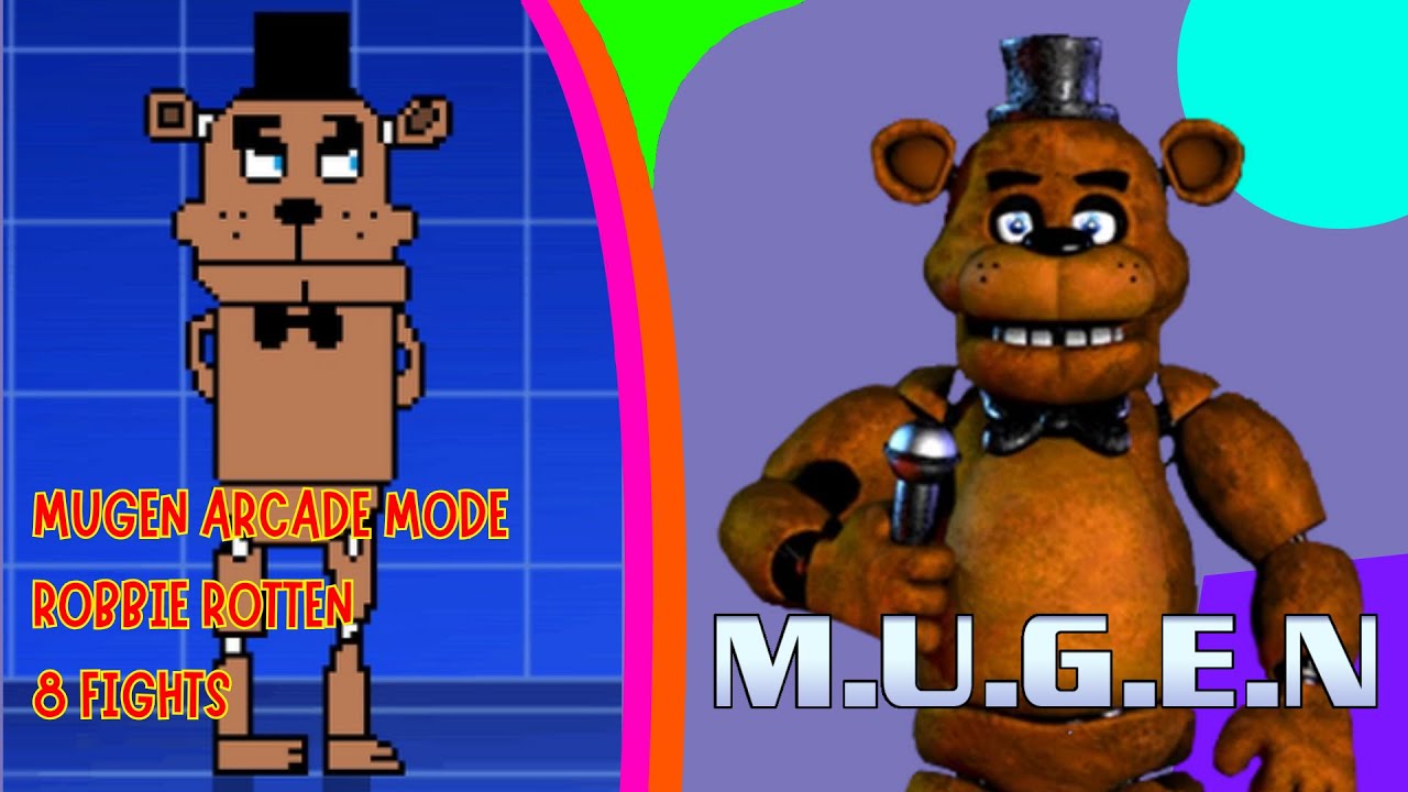 MUGEN - Freddy Fazbear Arcade Run (8 Fights) - YouTube