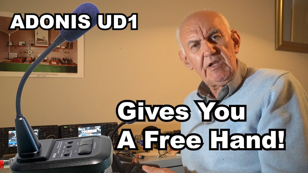 ADONIS AM-UD1 Mic. Review using ICOM IC-7300 & IC-9700 - YouTube