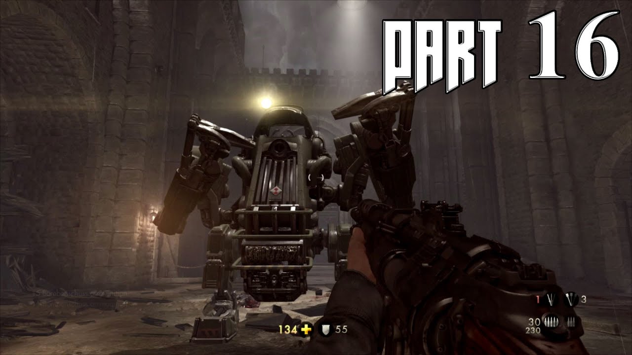 Wolfenstein The Old Blood Gameplay Walkthrough Part 16 - Giant Mech ...