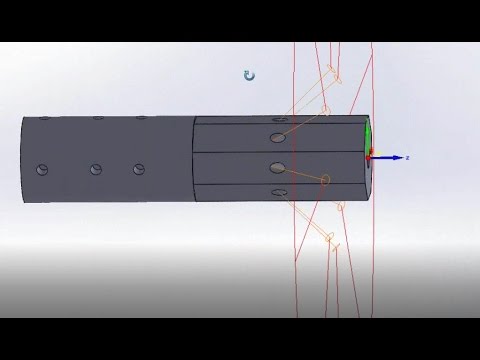 SolidCAM - 4th & 5th Axis Drilling - YouTube