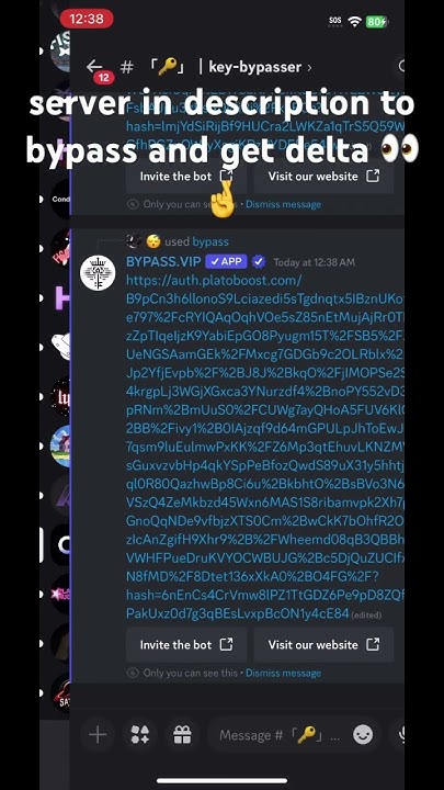 HOW TO KEY BYPASS DELTA, FLUXUS, AND MUCH MORE EXECUTORS #roblox #delta https://discord.gg ...
