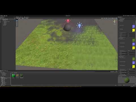 Unity URP vertex color blend shader - YouTube