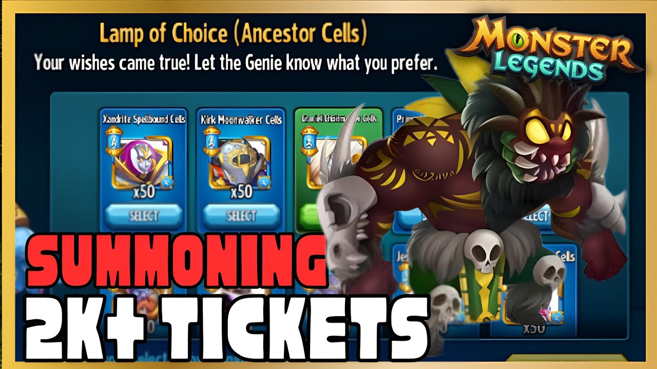 SUMMONING 2000+ TICKETS IN CONJURING | TREASURE CAVE GAMEPLAY (Monster ...