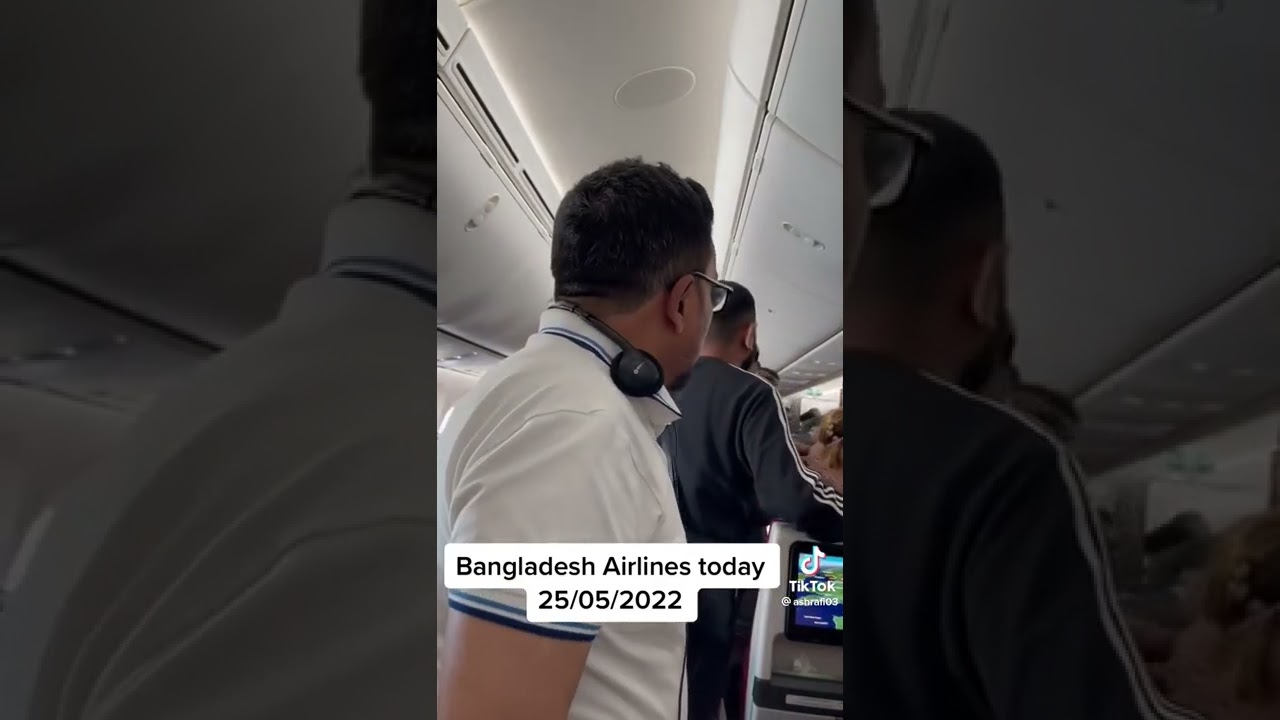 Another Shameless Bengali fighting on Biman Bangladesh airline - YouTube