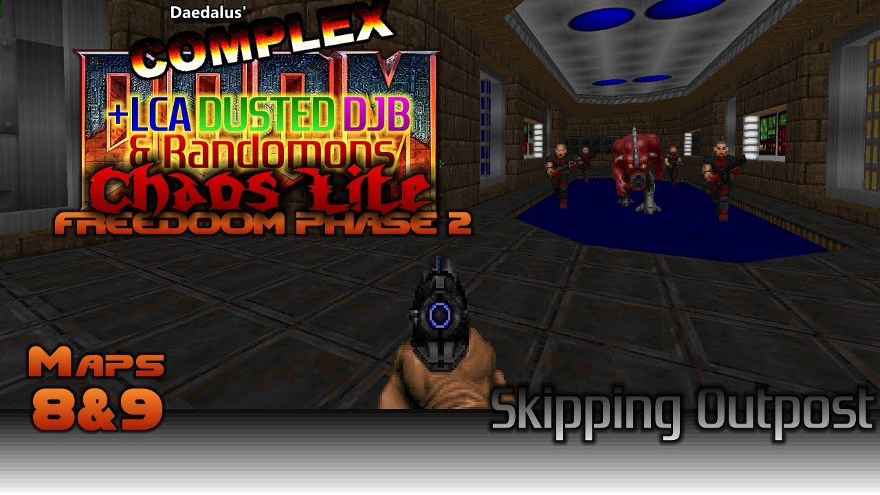 FreeDoom Phase 2 w/ Complex Doom: Chaos Lite - Part 4 - Skipping ...