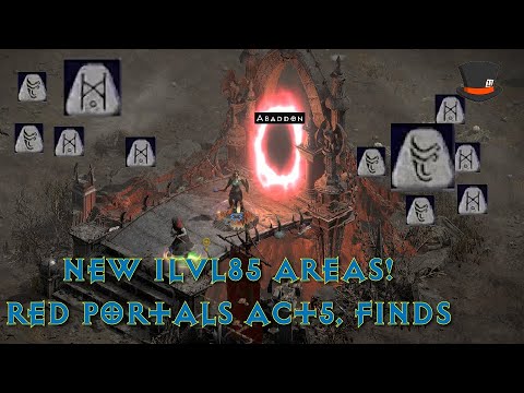 New 2.4 iLvL 85 Areas Are Lit! Abaddon, Pit of Acheron, and Infernal ...