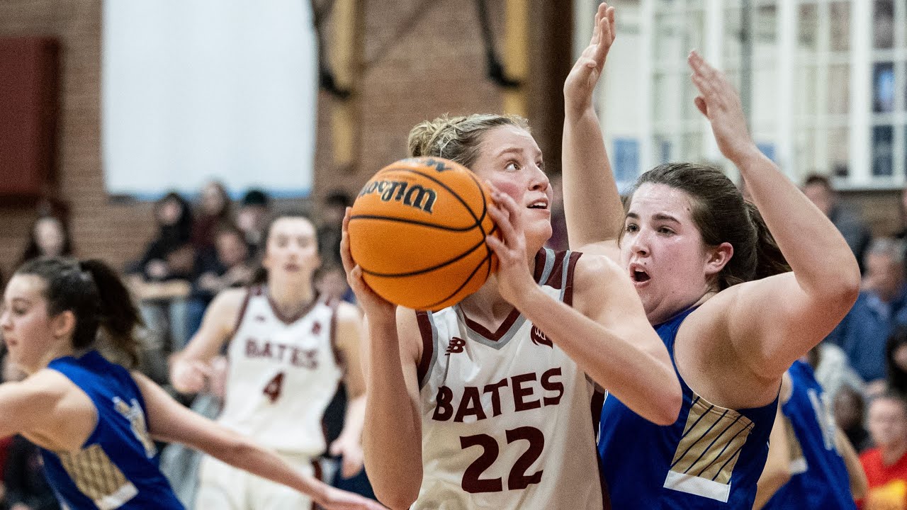 2024 Bates Women's Basketball vs. Hamilton NESCAC Quarterfinal ...