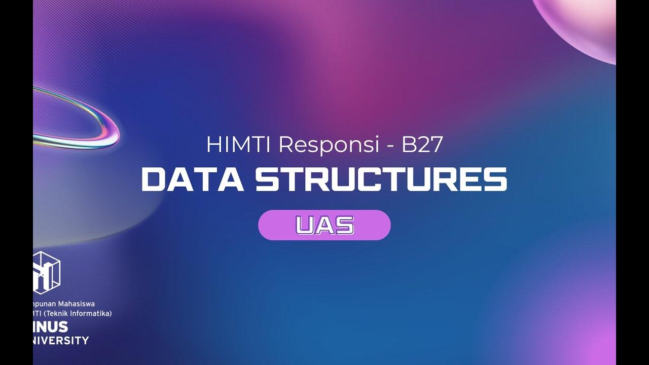 [HIMTI Study Club] Data Structures (UAS) - YouTube