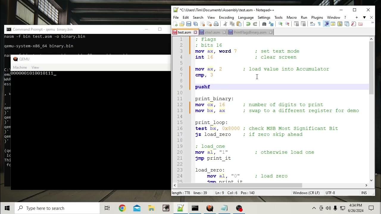 Flags in Assembly - YouTube