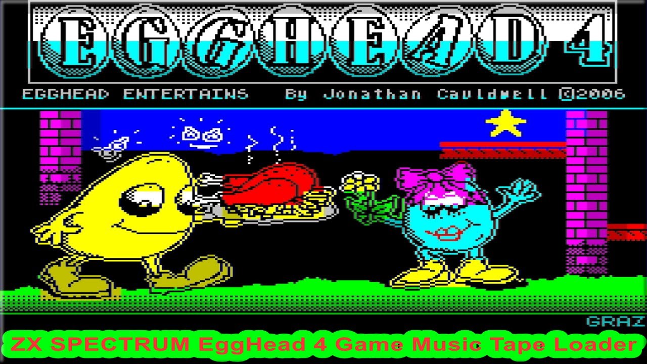 ZX Spectrum Game Music Egg Head 4 Tape Loader Warped speed to reduce ...