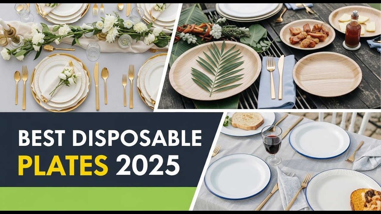 TOP 5 Best Disposable Plates 2026 | Best paper plates tested - YouTube