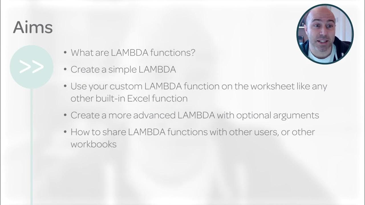 Excel Lambda Functions Understanding The Potential Webinar Youtube