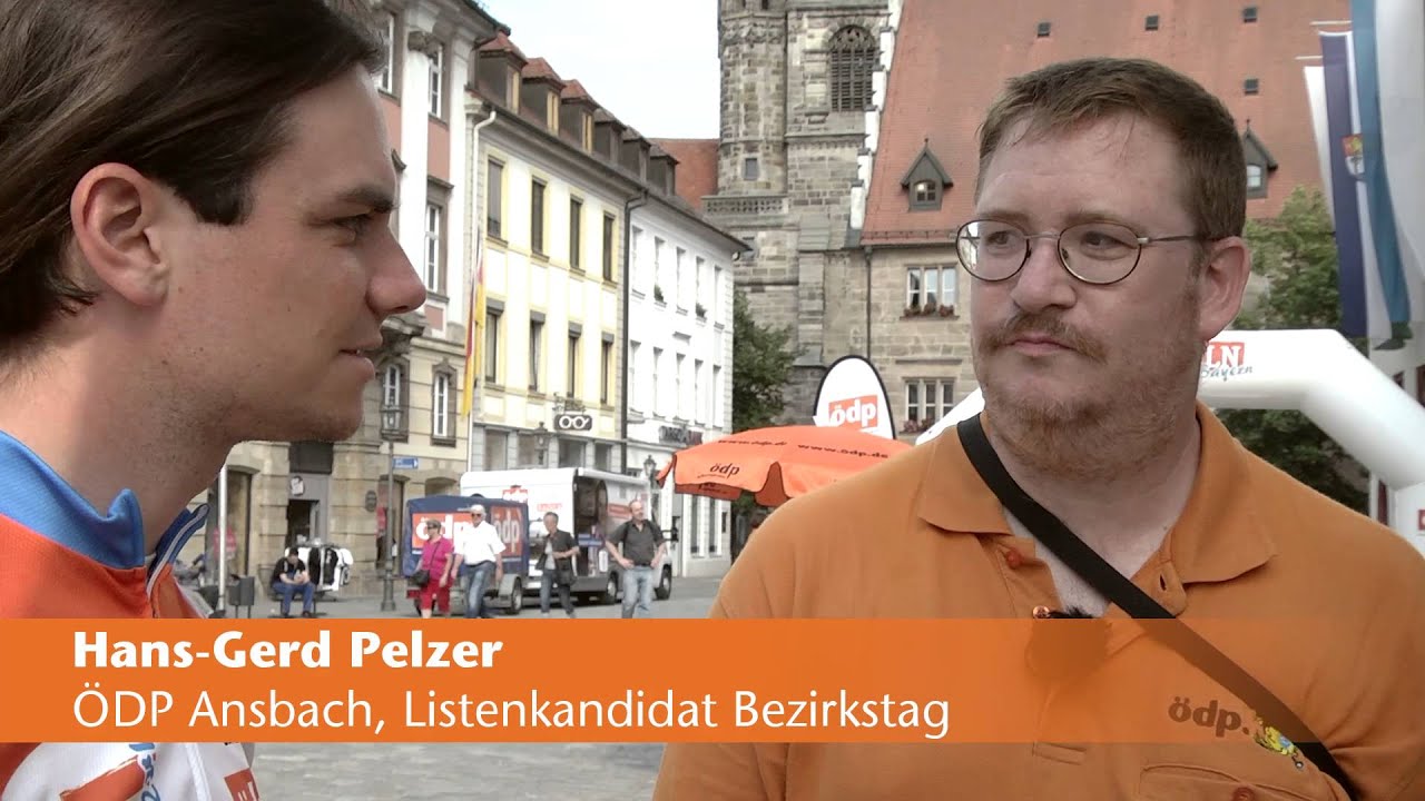 Hans-Gerd Pelzer, ÖDP Ansbach, Listenkandidat Bezirkstag - YouTube