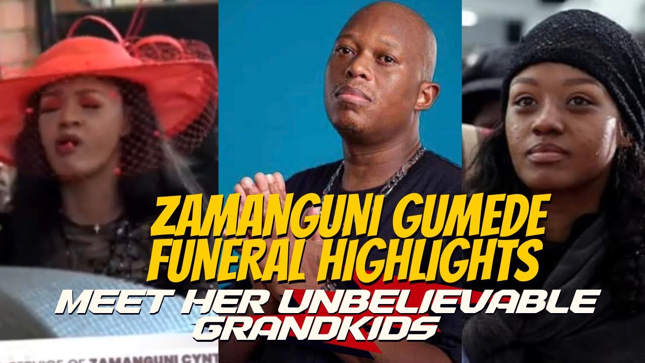 Mampintsha’s Mother’s Funeral, Grandkids give a touching message - YouTube