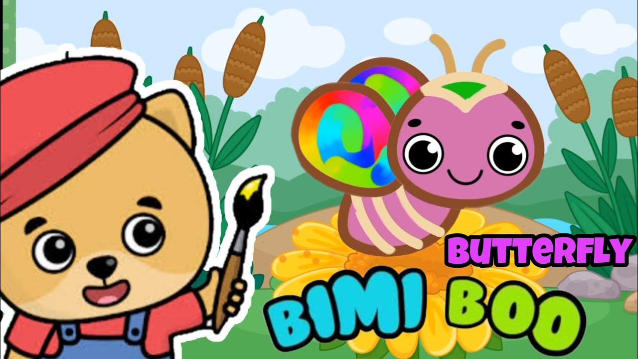Bimi Boo : Drawing Pages | Butterfly Edition Cute #gaming #bimiboo # ...