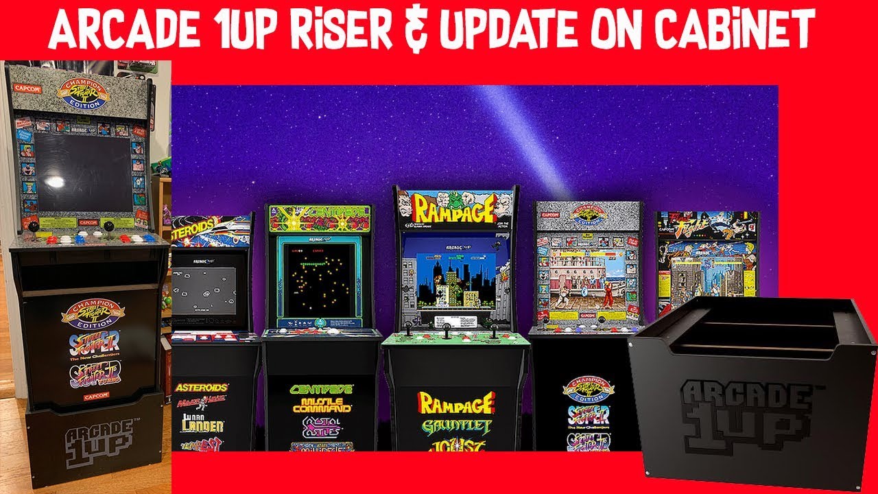 Arcade 1up Riser & Update On Cabinet Parts - YouTube