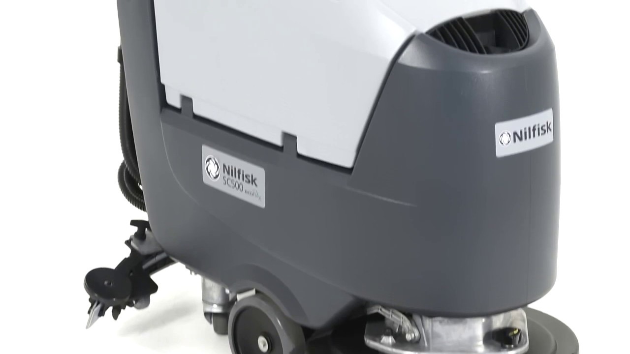 Nilfisk SC500 Pedestrian Scrubber Dryer - YouTube
