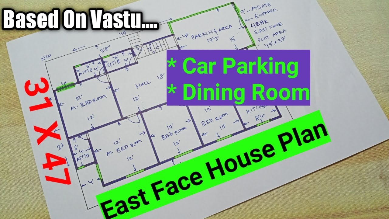 31 x 47 house plan with car parking | 31 x 47 ghar ka naksha | 31 x 47 ...