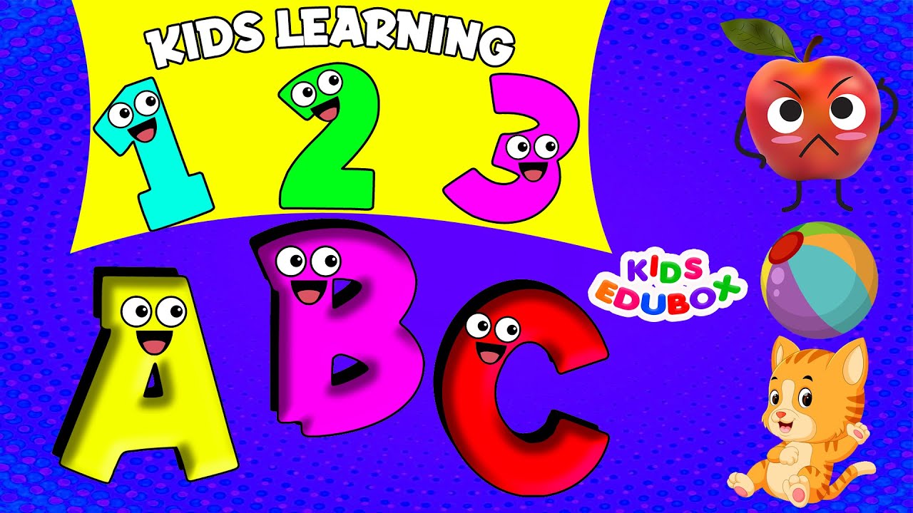 ABC and 123 Learning Videos Toddlers + Nursery Rhymes & Kids Songs+ ...