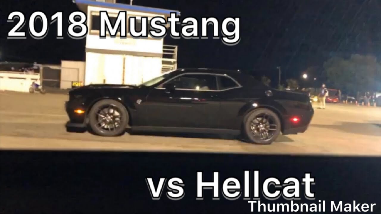 10 speed Mustang vs Hellcat - YouTube