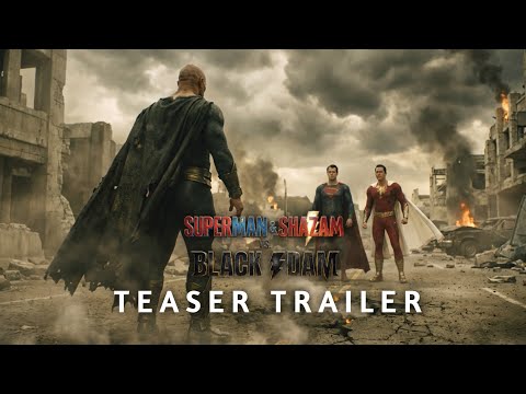 Superman & Shazam vs. Black Adam – Teaser Trailer | Henry Cavill, Dwayne Johnson | (AI Concept)
